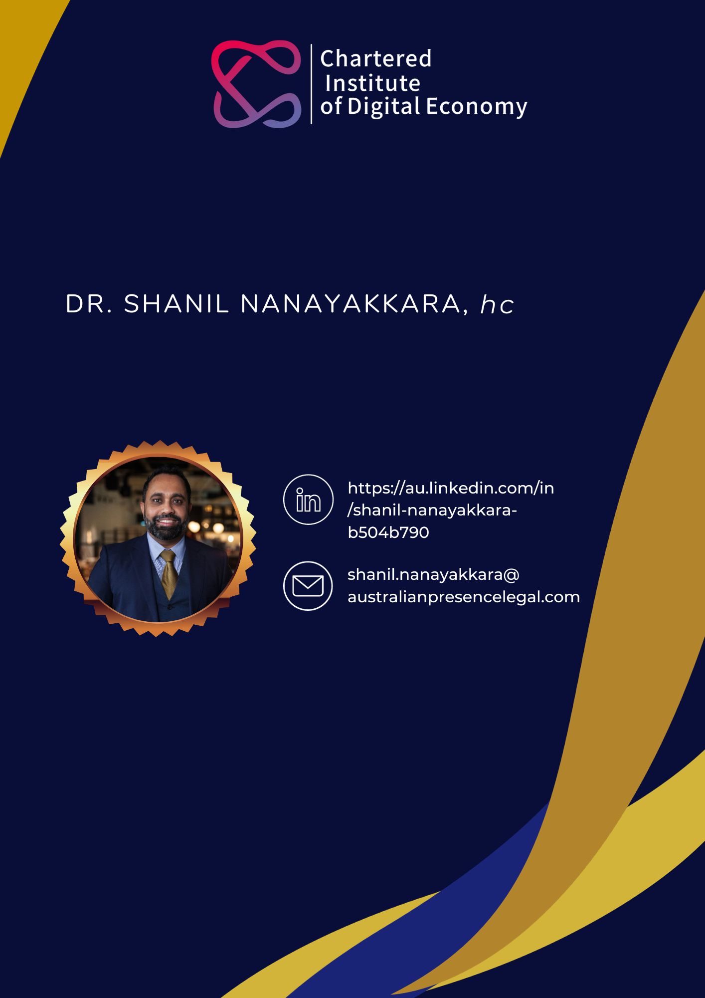 Dr. Shanil Nanayakkara, HC | CIDE